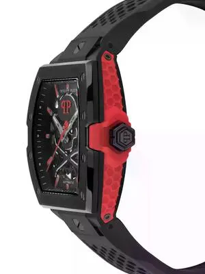 Philipp Plein Skeleton 44mm Watch - Black