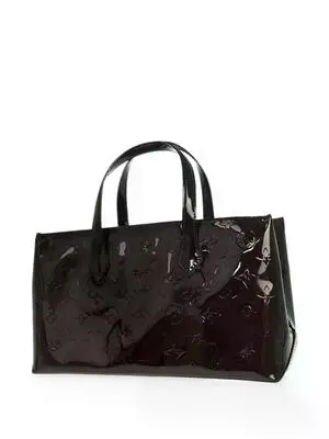 LOUIS VUITTON Wilshire Pm Monogram Vernis Tote Bag - Purple