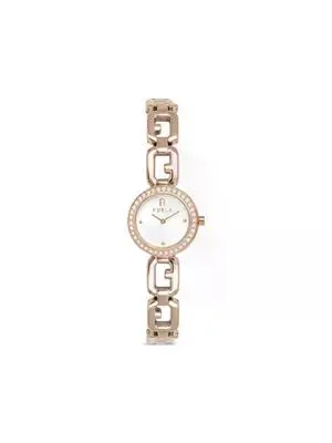 Furla Arco Chain 30mm Stainless Steel Watch - White