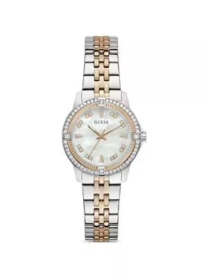Guess Round-case 32mm Watch - White