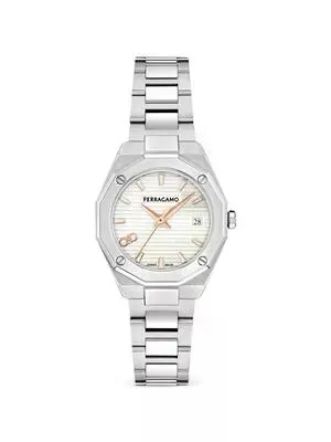 FERRAGAMO Versilia 28mm Watch - White