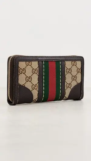 Shopbop Gucci Gg Canvas Zip Round Wallet