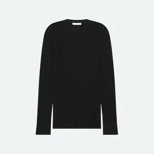 Helmut Lang Rib Crewneck Sweater - Black
