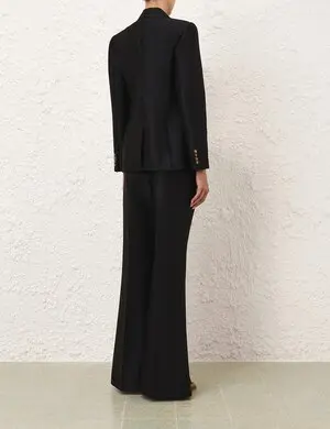 Zimmermann Valiant Single Breasted Blazer - Black