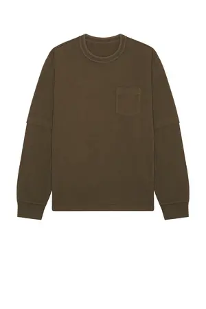 Sacai Cotton Jersey Long Sleeve T-shirt