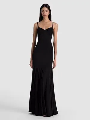 Alice + Olivia Tie Detailed Evening Dresses