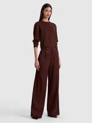Alice + Olivia Eric Wool Pant