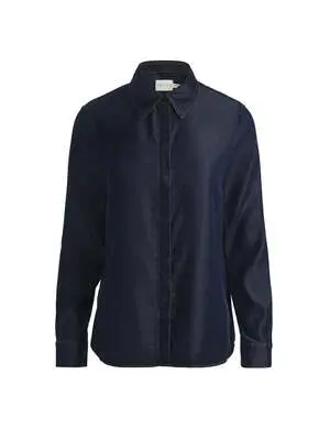 Alice + Olivia Willa Denim Blouse