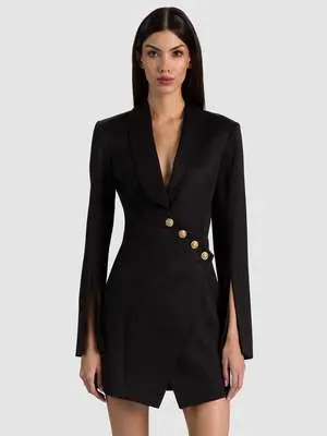 Alice + Olivia The Sculpt Blazer Mini Dress