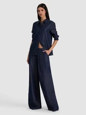 Alice + Olivia Elias Double Pleat Jean
