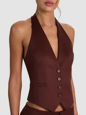Alice + Olivia Erica Vest