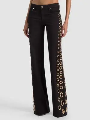 Alice + Olivia Roxie Grommet Jeans