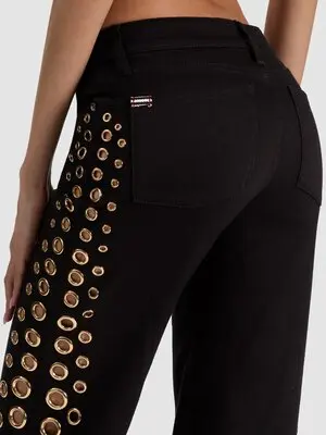 Alice + Olivia Roxie Grommet Jeans
