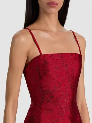 Alice + Olivia Velia Embroidered Mini Dress
