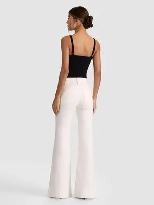 Alice + Olivia Perfect Wide Leg Jean