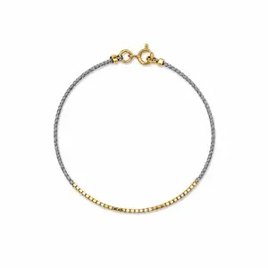 POUPETTENYC Box Chain Friendship Bracelet - Gold