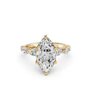 AYA FINE JEWELRY Briar Marquise Cut Lab Grown Diamond Graduated Ring