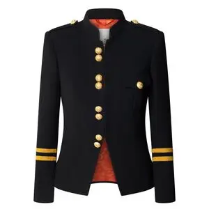 THE EXTREME COLLECTION Blazer With Gold Braid Claudia London - Black