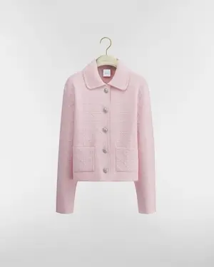 Dior Pink Cannage Textured Jacket
