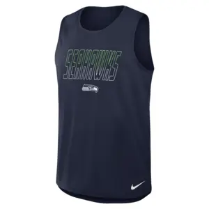Nike Seattle Seahawks Dri-fit Nfl Tank Top - Blue