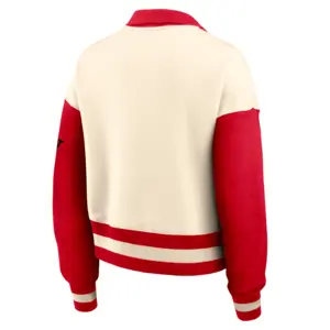Nike Georgia Legacy College Cropped 1/4-zip Crew