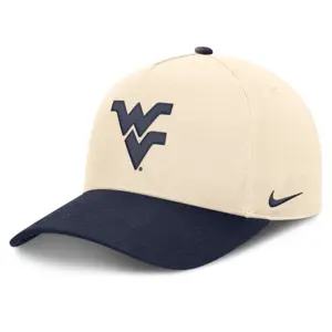 Nike West Virginia Campus Prep Rise College A-frame Adjustable Hat - Brown