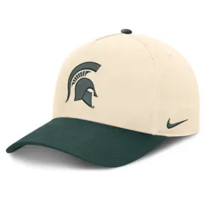 Nike Michigan State Campus Prep Rise College A-frame Adjustable Hat - Brown
