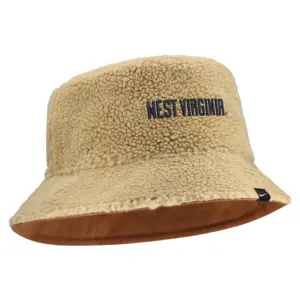 Nike West Virginia Campus Prep Script Reversible College Bucket Hat