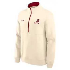 Nike Alabama Primetime Primary Logo College 1/2-zip Crew