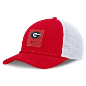 Nike Georgia Sideline Gameday Rope College Trucker Adjustable Hat - Red