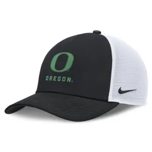 Nike Oregon Sideline Rise Gameday College Trucker Adjustable Hat - Black