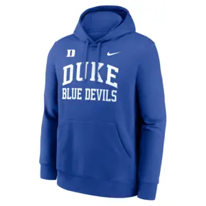 Nike Duke Primetime Arched Club College Pullover Hoodie - Blue