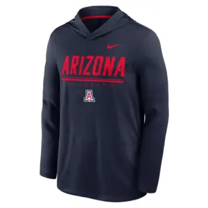 Nike Arizona Sideline Dri-fit College Long-sleeve Hooded Top - Blue