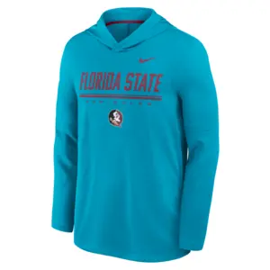 Nike Florida State Seminoles Dri-fit College Long-sleeve Hooded Top - Blue