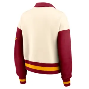 Nike Florida State Legacy College Cropped Oversized 1/4-zip Crew