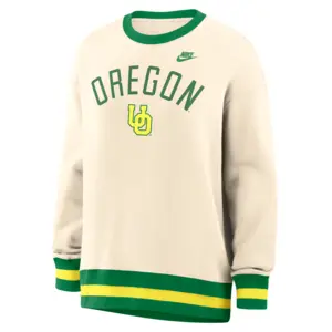 Nike Oregon Legacy College Oversized Pullover Crew - Brown