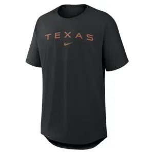 Nike Texas Premium Performance Golf Club College Top - Black