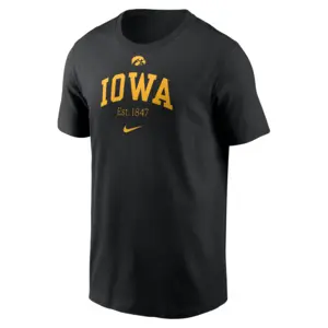 Nike Iowa Academic Arch College T-shirt - Black