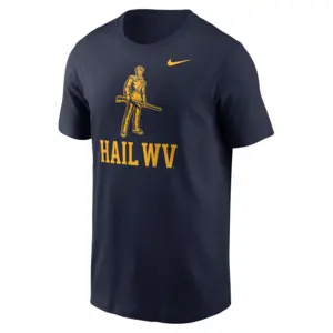 Nike West Virginia Primetime Logo Mantra College T-shirt - Blue
