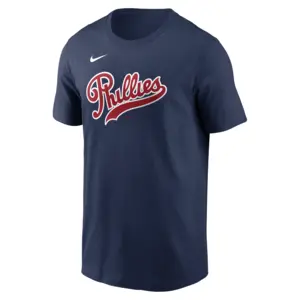 Nike Trea Turner Philadelphia Phillies 2026 Mlb At Field Of Dreams Mlb T-shirt - Blue