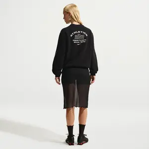 Nike Studio Fleece Weight "graphic Pack Athletic Department" Crew