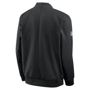 Nike Las Vegas Raiders Sideline Full-zip Bomber Jacket - Black