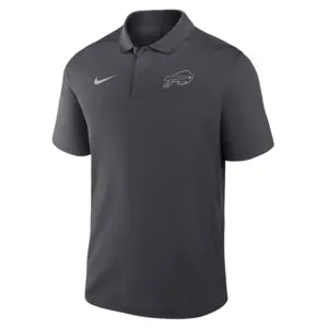 Nike Buffalo Bills Fractal Logo Victory Dri-fit Nfl Polo - Grey