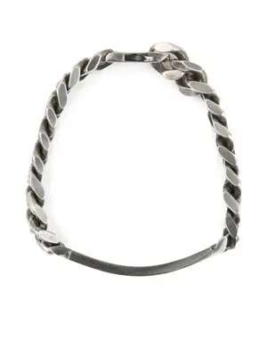 MAISON MARGIELA Chain Bracelet With Engraved Logo