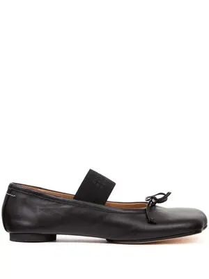 MAISON MARGIELA Calfskin Ballet Flats With Anatomic Numbers Motif
