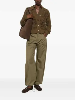 Max Mara Open-knit Cardigan