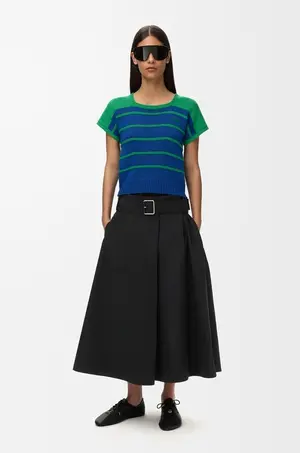 Loewe Skirt In Technical Cotton Shell