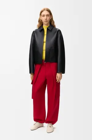 Loewe Jacket In Nappa Lambskin - Black