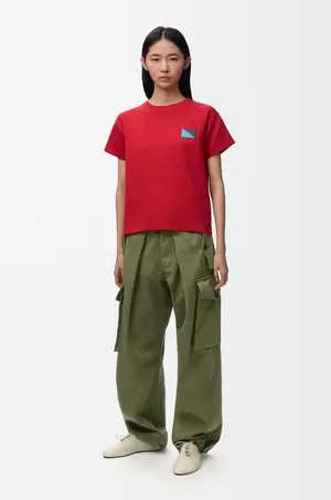 Loewe T-shirt In Cotton Blend - Red