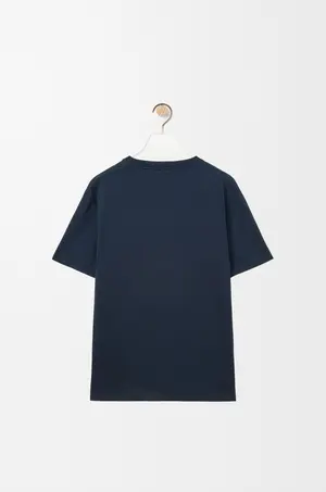 Loewe Relaxed Fit T-shirt In Cotton - Navy Blue